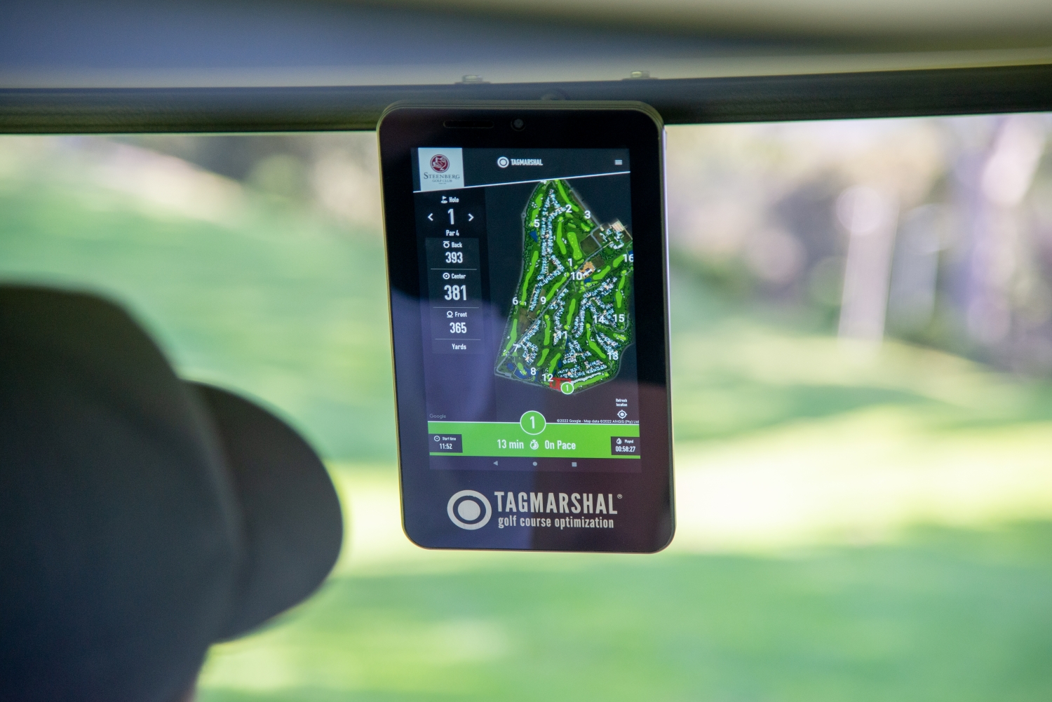 Using golf cart GPS systems to optimize on-course operations