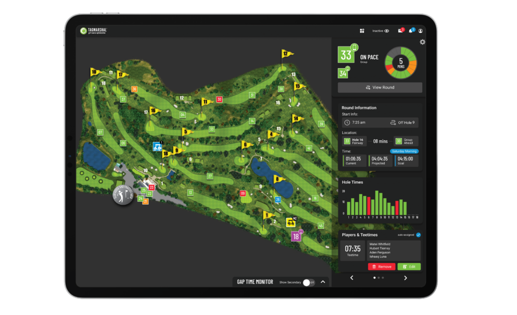 pace-technology-golf-live-map - Golf Cart GPS - Pace of Play Golf Management Software
